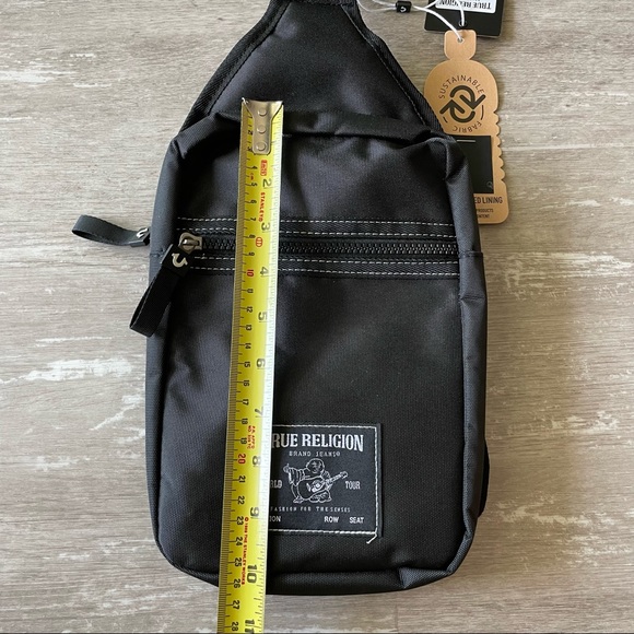True Religion | Bags | True Religion Yeta Logo Patch Sling Bag Black ...